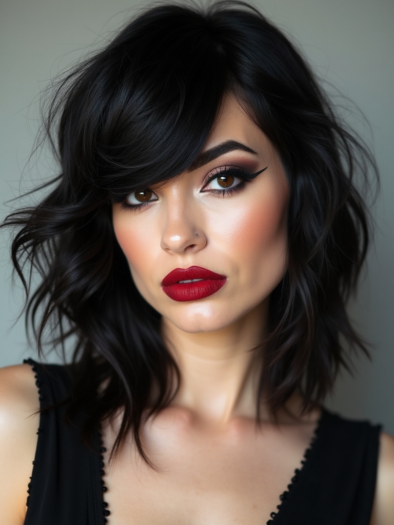 16 Emo Side Bangs Looks For A Bold Retro Vibe