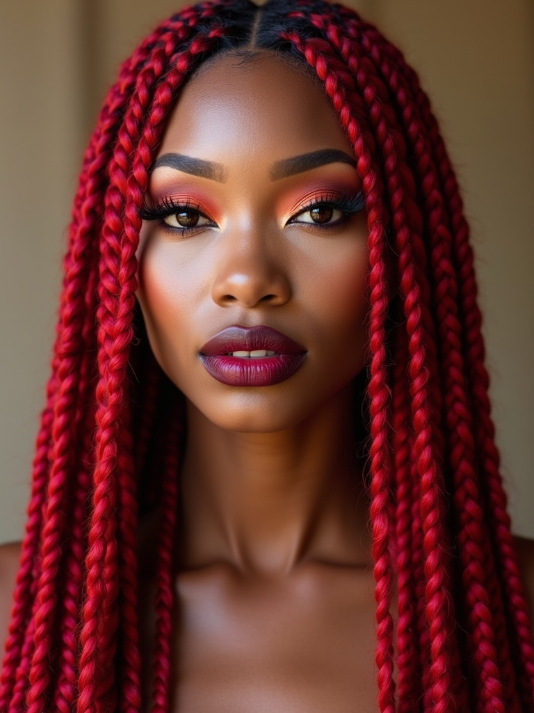 19 Red Braids That Will Leave Everyone Staring