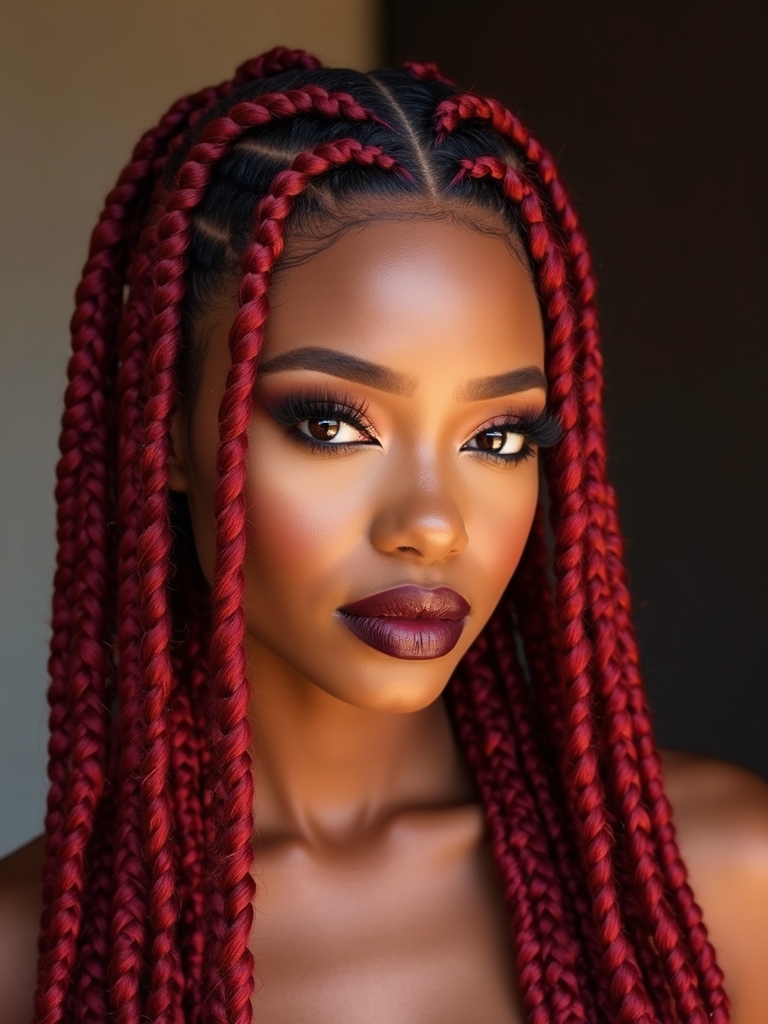 19 Red Braids That Will Leave Everyone Staring