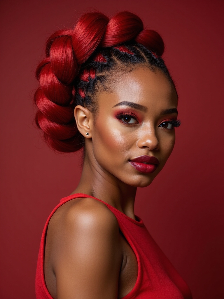 19 Red Braids That Will Leave Everyone Staring