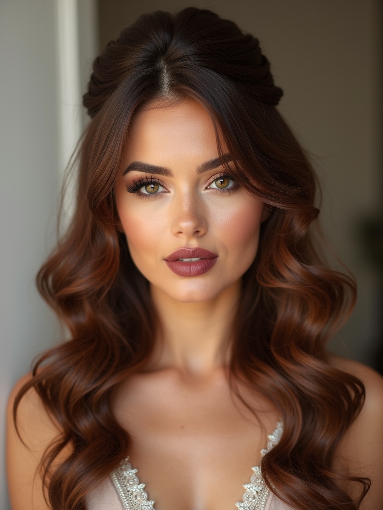 17+ Half Updo Hairstyles For Medium Hair That Sit Just Right