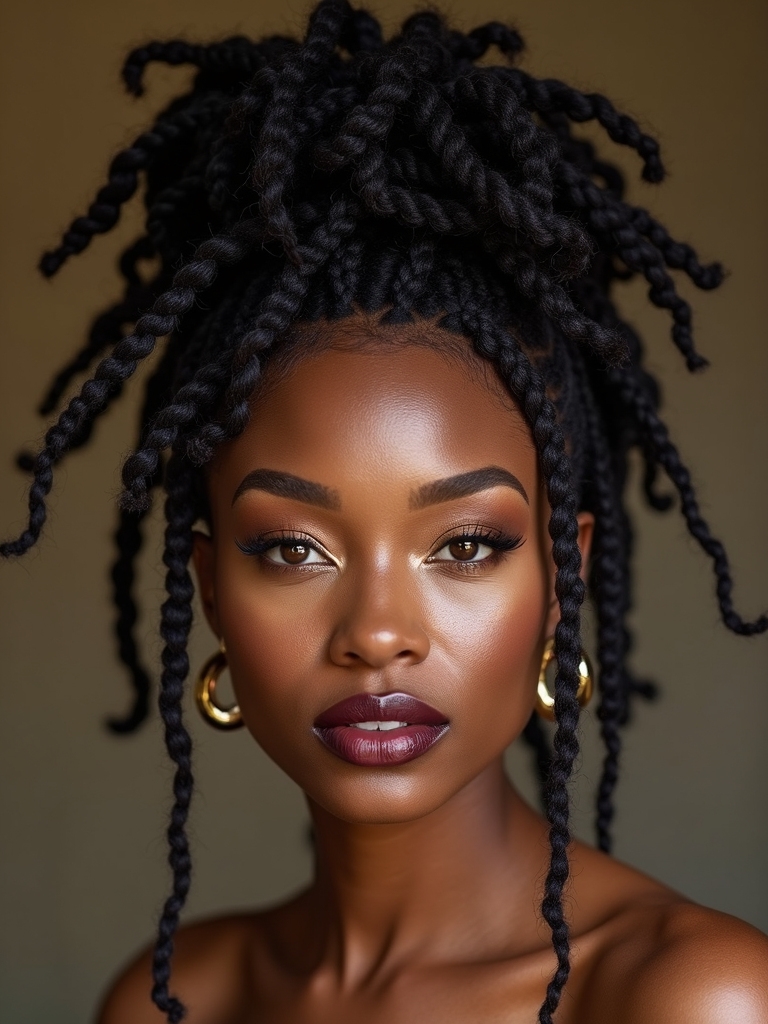 15 Dreadlock Updo Hairstyles For Black Women Locs Styles That Stand Out